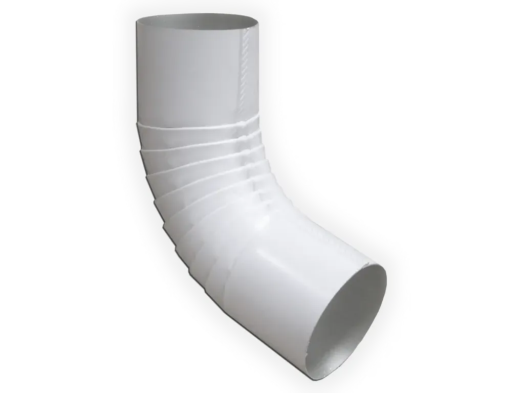 Plain Round 0.032" Kynar Aluminum Elbow | KM Sheet Metal