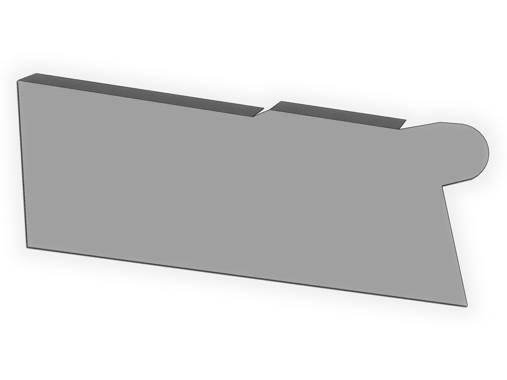 Stainless Steel Solid Gutter Cover End Cap | KM Sheet Metal