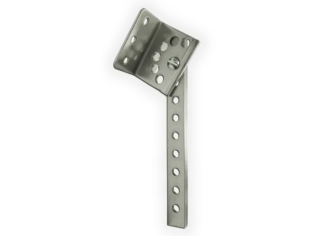 #30 Adjustable Pitch Galvanized Steel Gutter Shank | KM Sheet Metal